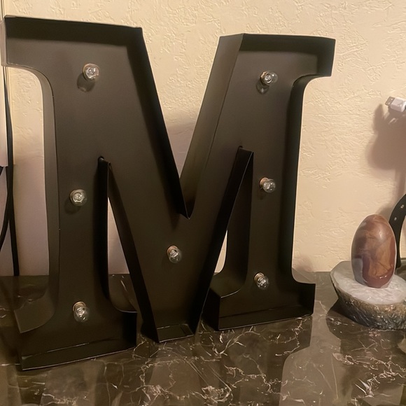 Hobby Lobby | Wall Decor | Rustic Vintage M Decorative Led Light Glow ...